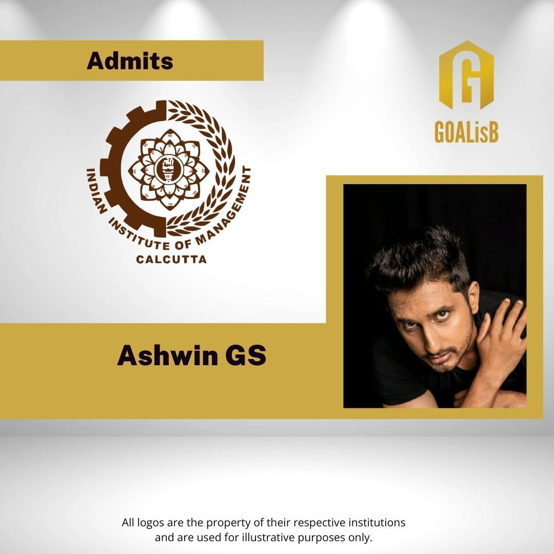 Ashwin GS | GOALisB